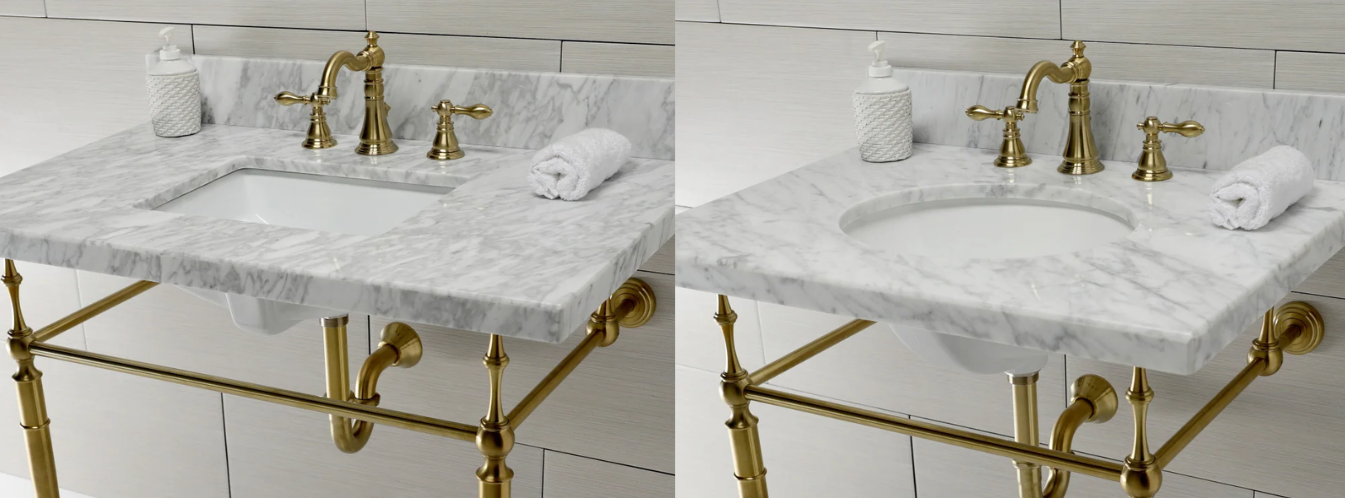 Rectangular vs. Oval Bathroom Sink: Pros/Cons | Kingston Brass