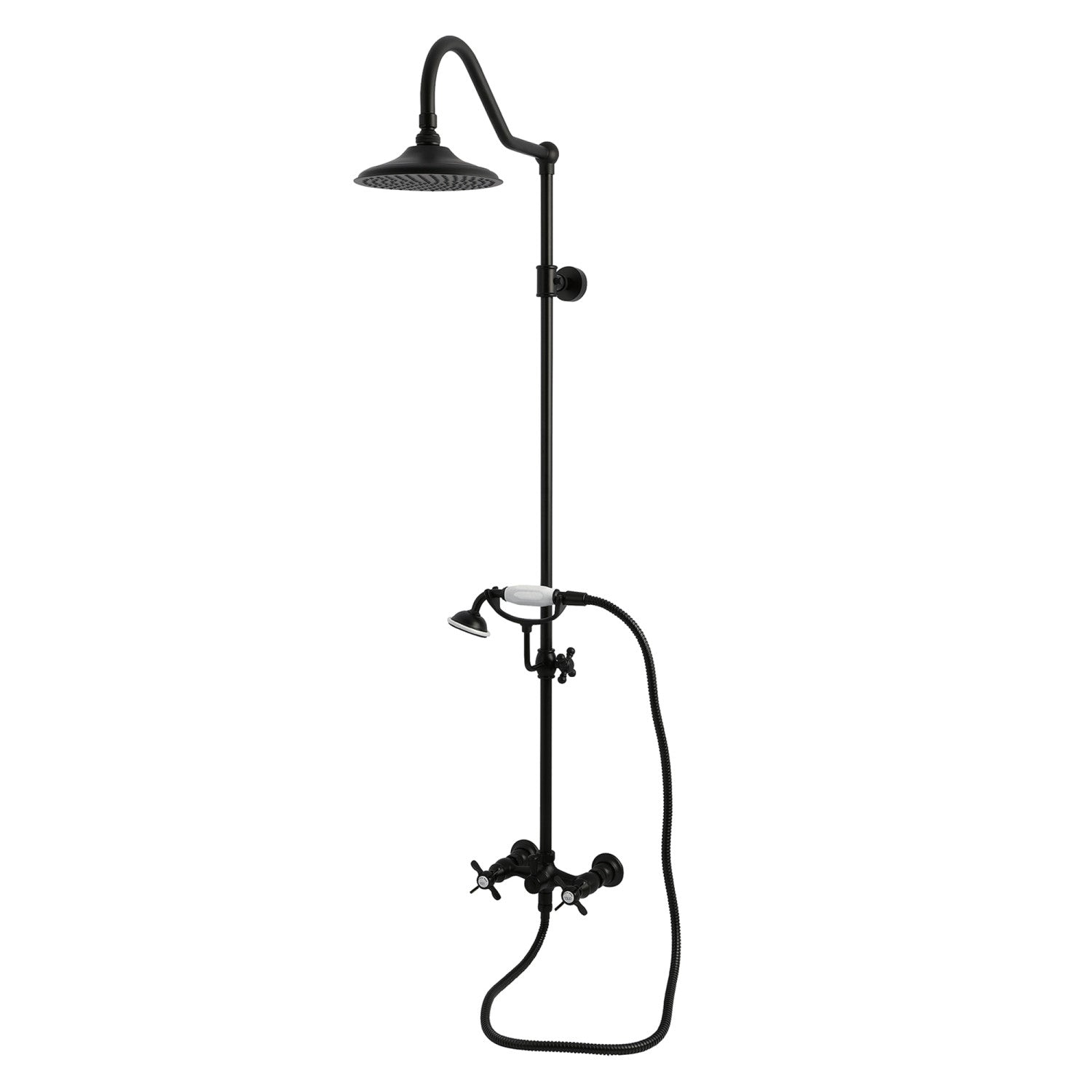 KINGSTON Brass Essex CCK3660BEX Wall Mount Rain Drop Shower System with ...