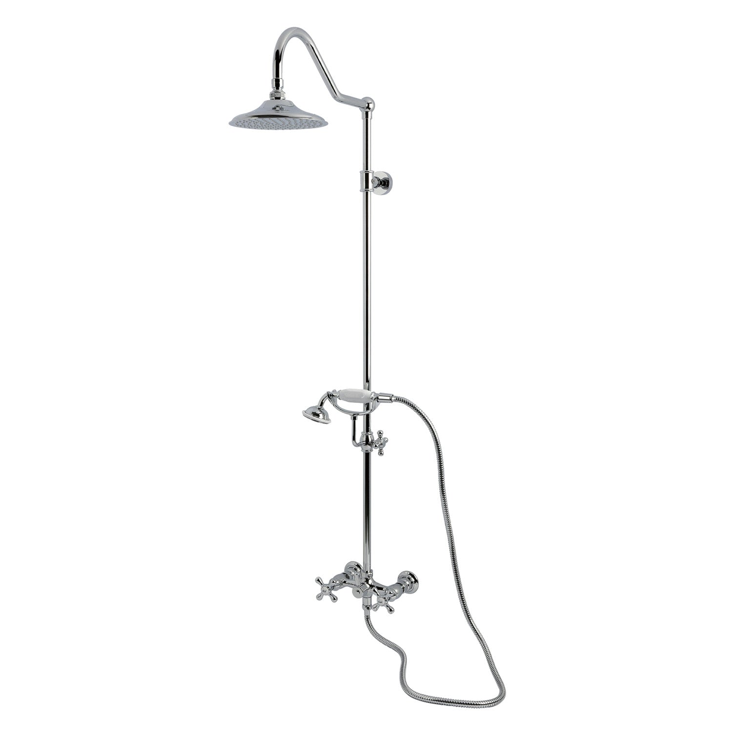 KINGSTON Brass Kingston CCK3661AX Wall Mount Rain Drop Shower System ...
