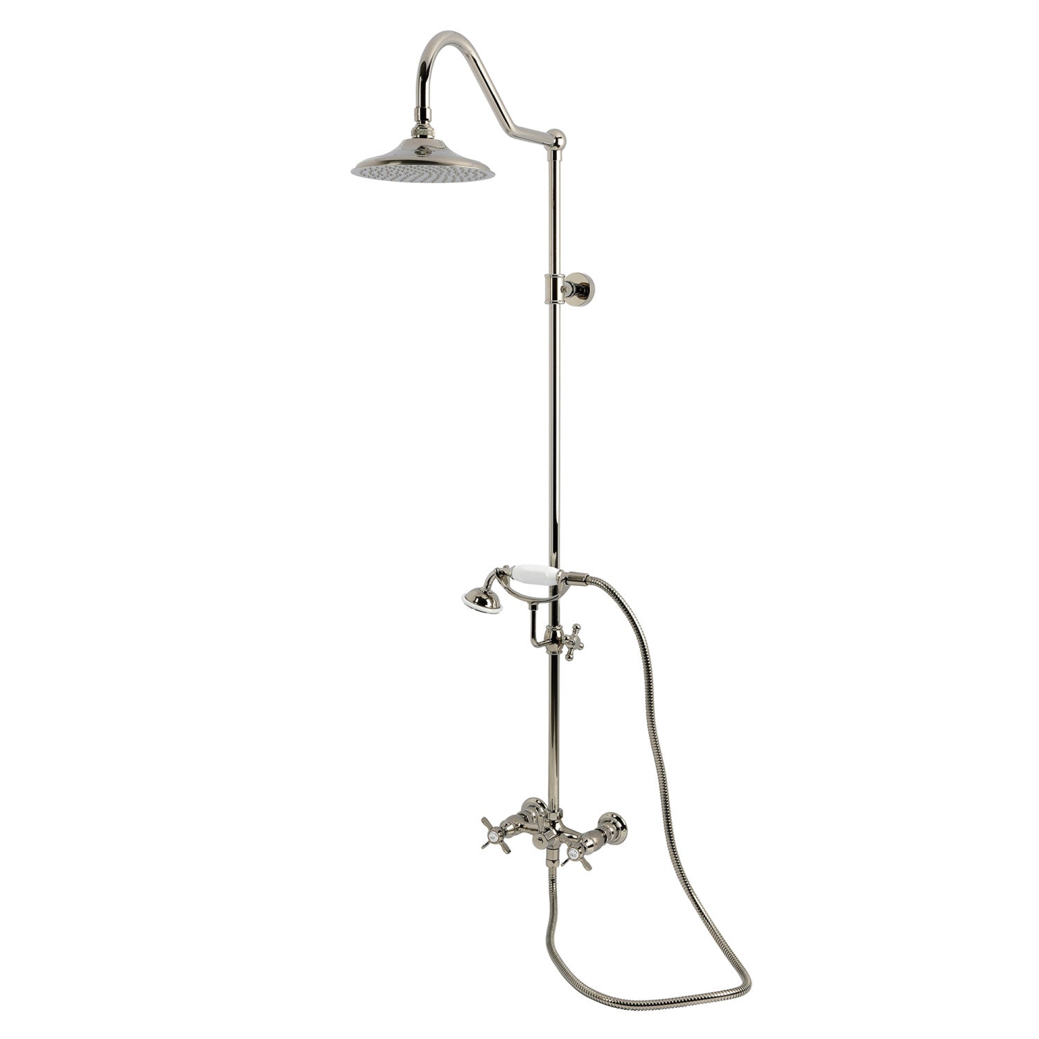 KINGSTON Brass Essex CCK3666BEX Wall Mount Rain Drop Shower System with ...