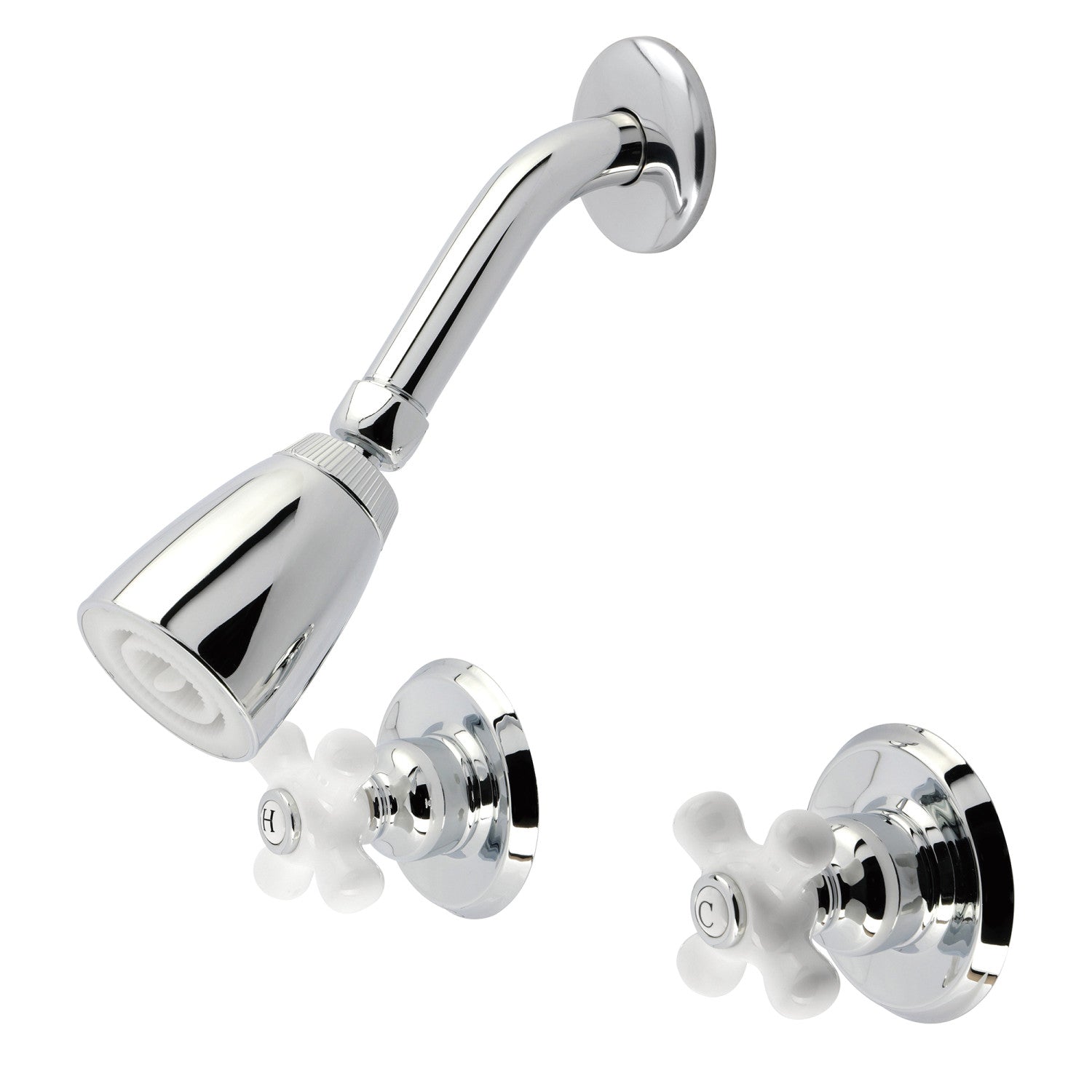 Kingston Heirloom KB241PXSO - Victorian Double-Handle Shower Faucet, P