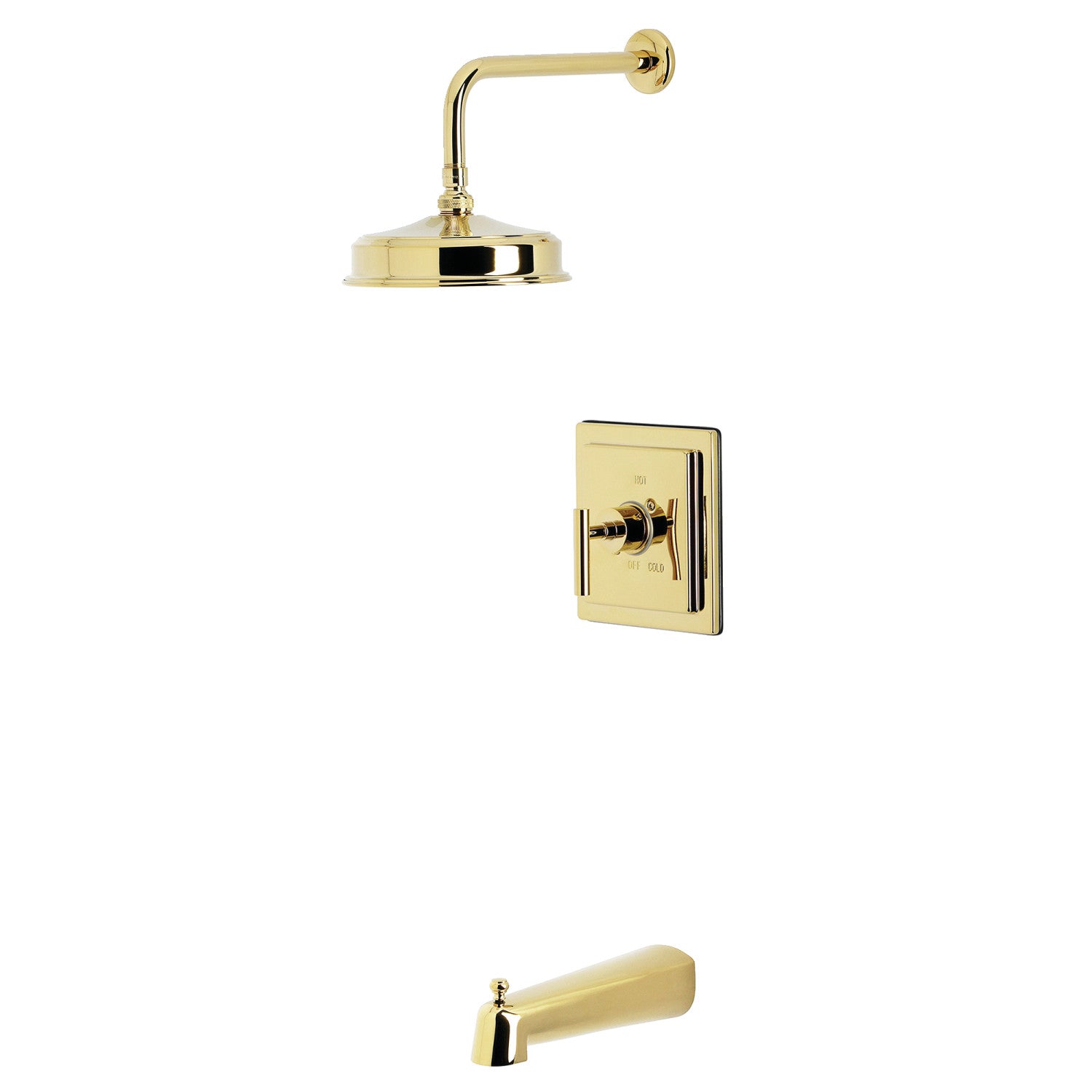 KINGSTON Brass Manhattan KB5892CML Single-Handle Pressure Balanced Tub ...