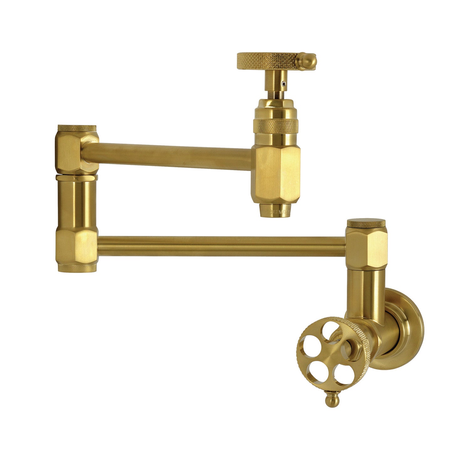 KINGSTON Brass Webb KS5107RKX Two-Handle 1-Hole Wall Mount Pot Filler ...
