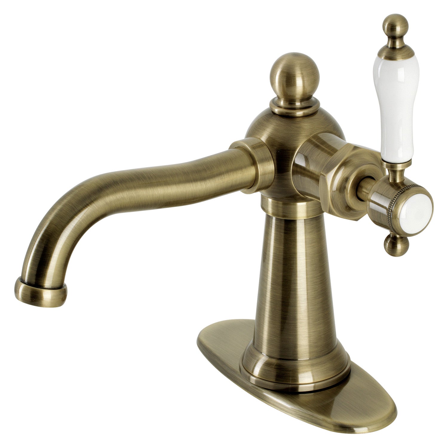 KINGSTON Brass Nautical KSD154KLAB One-Handle 1-Hole Bathroom Faucet ...