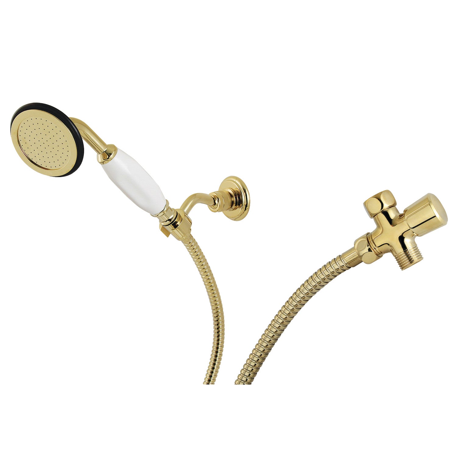 Kingston Brass Vintage KX10202BD Hand Shower Kit, Polished Brass