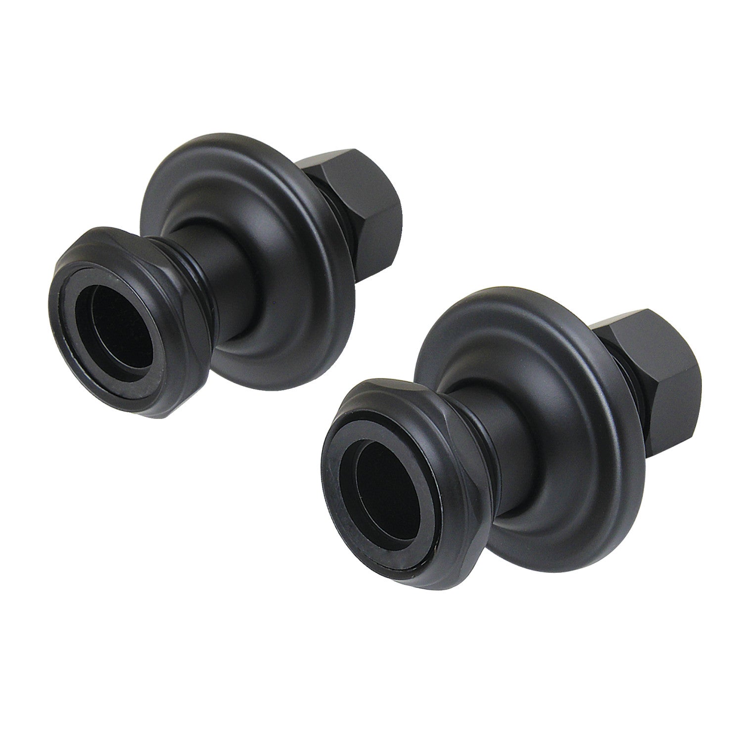 Kingston Vintage CCU4100 1-3/4 inch Wall Union Extension, Matte Black