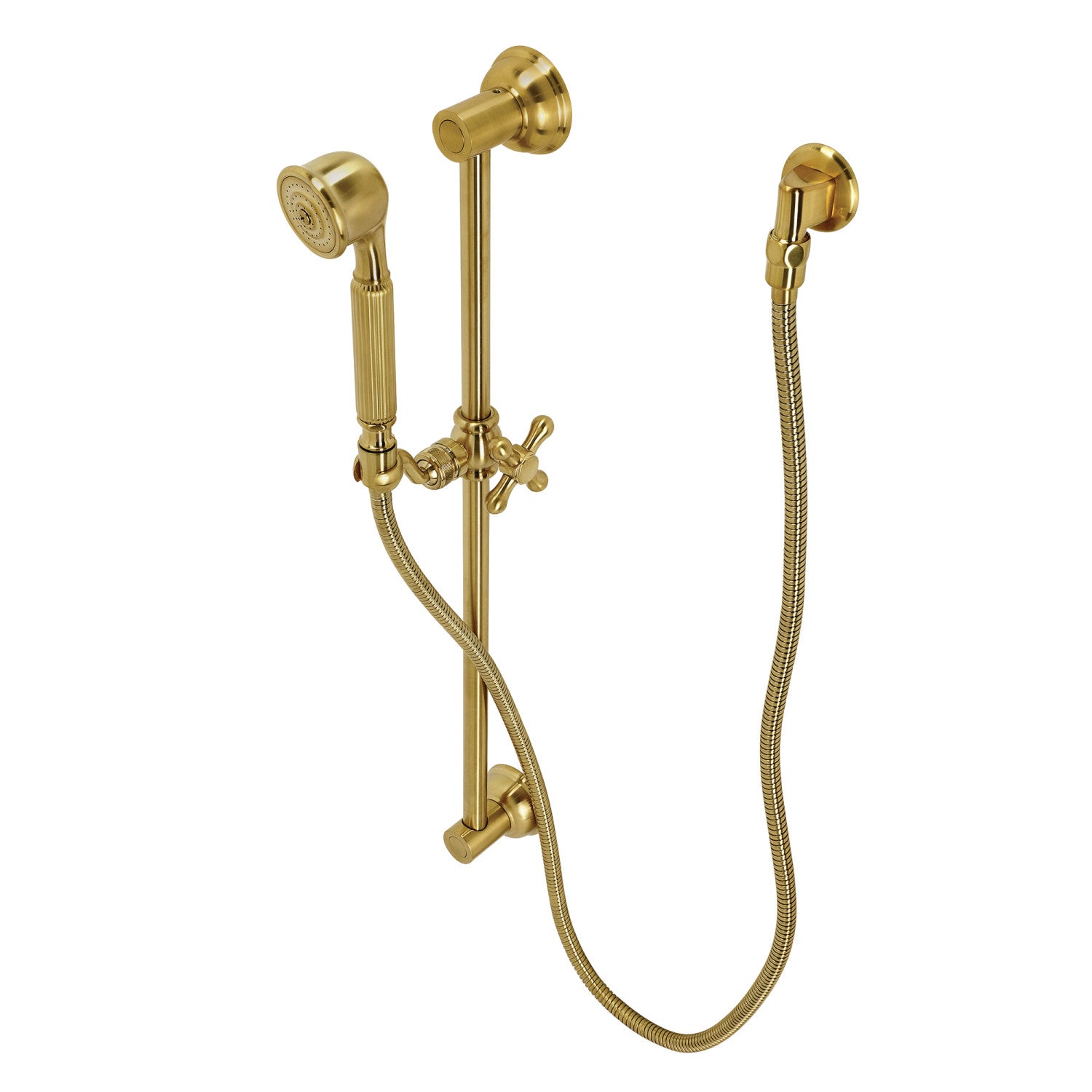 KINGSTON Brass Made To Match KAK3327W7 Shower System with 24-Inch Slide ...