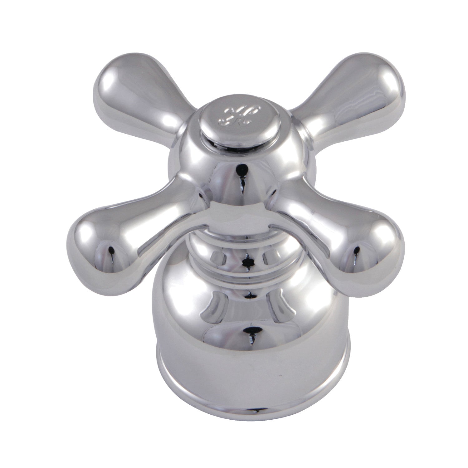 KINGSTON Brass KBH721AXH Metal Cross Handle (Hot Side), Polished Chrome