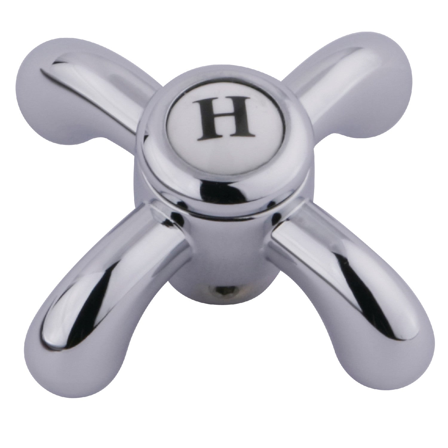 Kingston Brass KSH1601TXH Hot Metal Cross Handle, Polished Chrome
