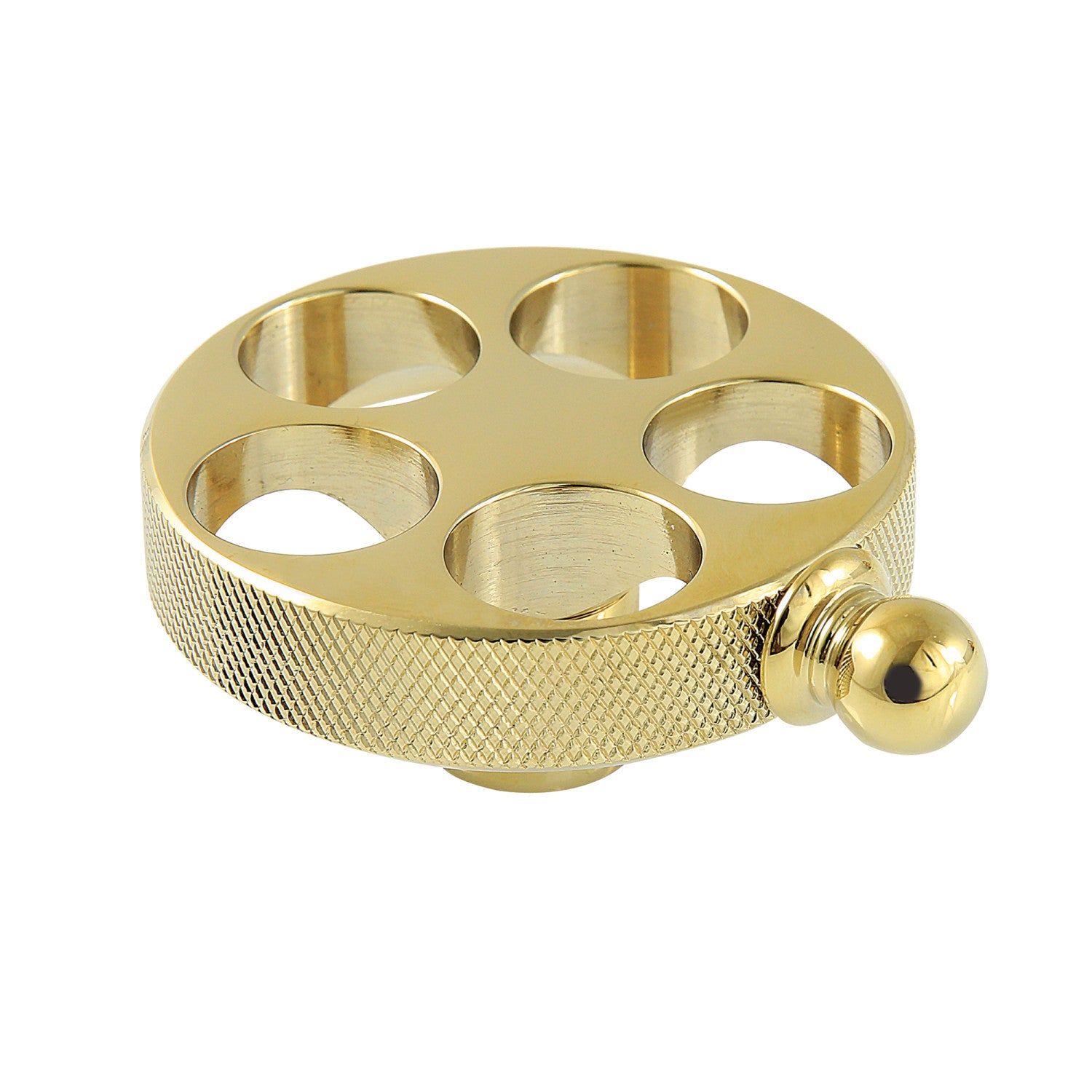 KINGSTON Brass Wendell KSH2962RKZ Brass Knurled Wheel Handle, Polished ...