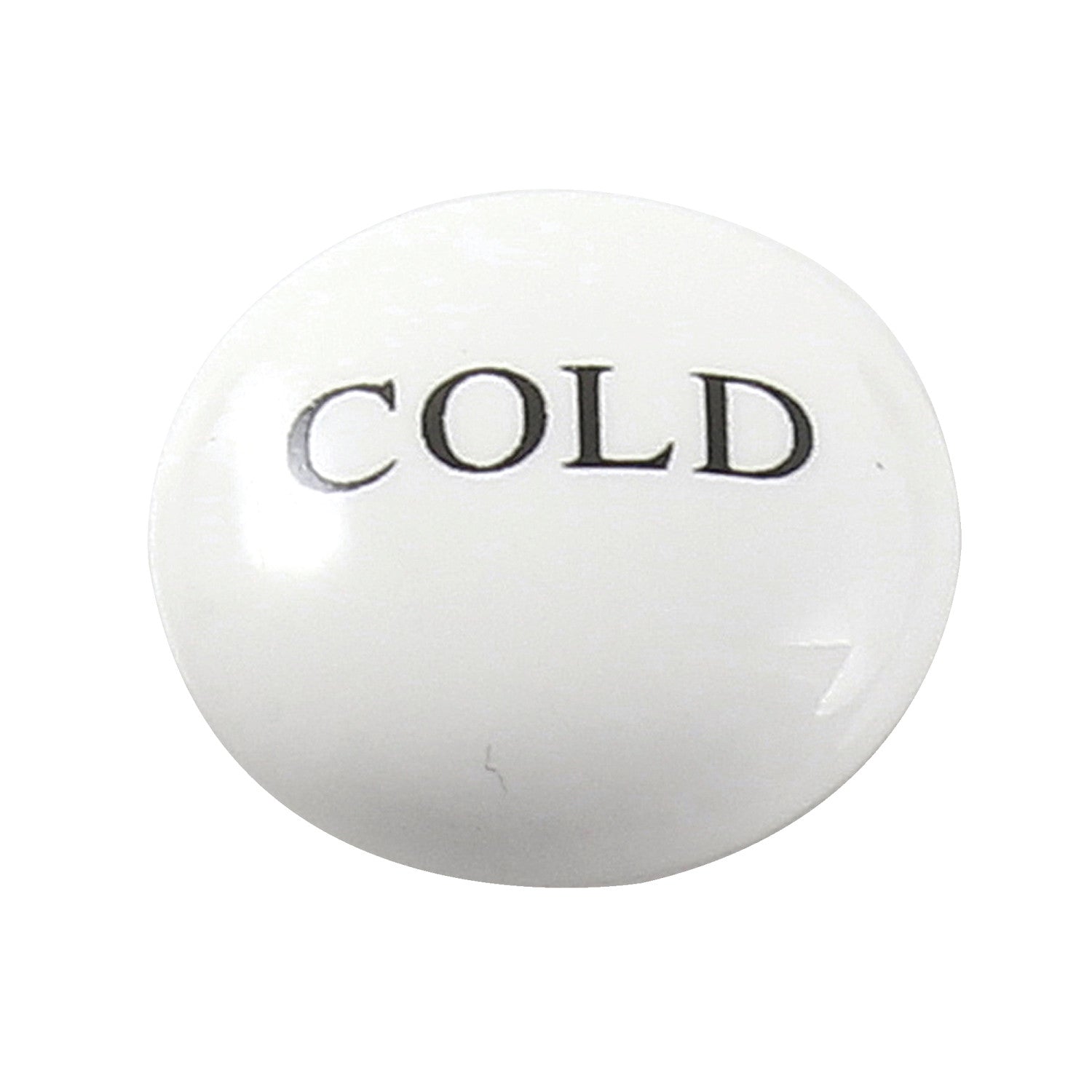 KINGSTON Brass KSHI7611BPLC Cold Porcelain Handle Index Button, White
