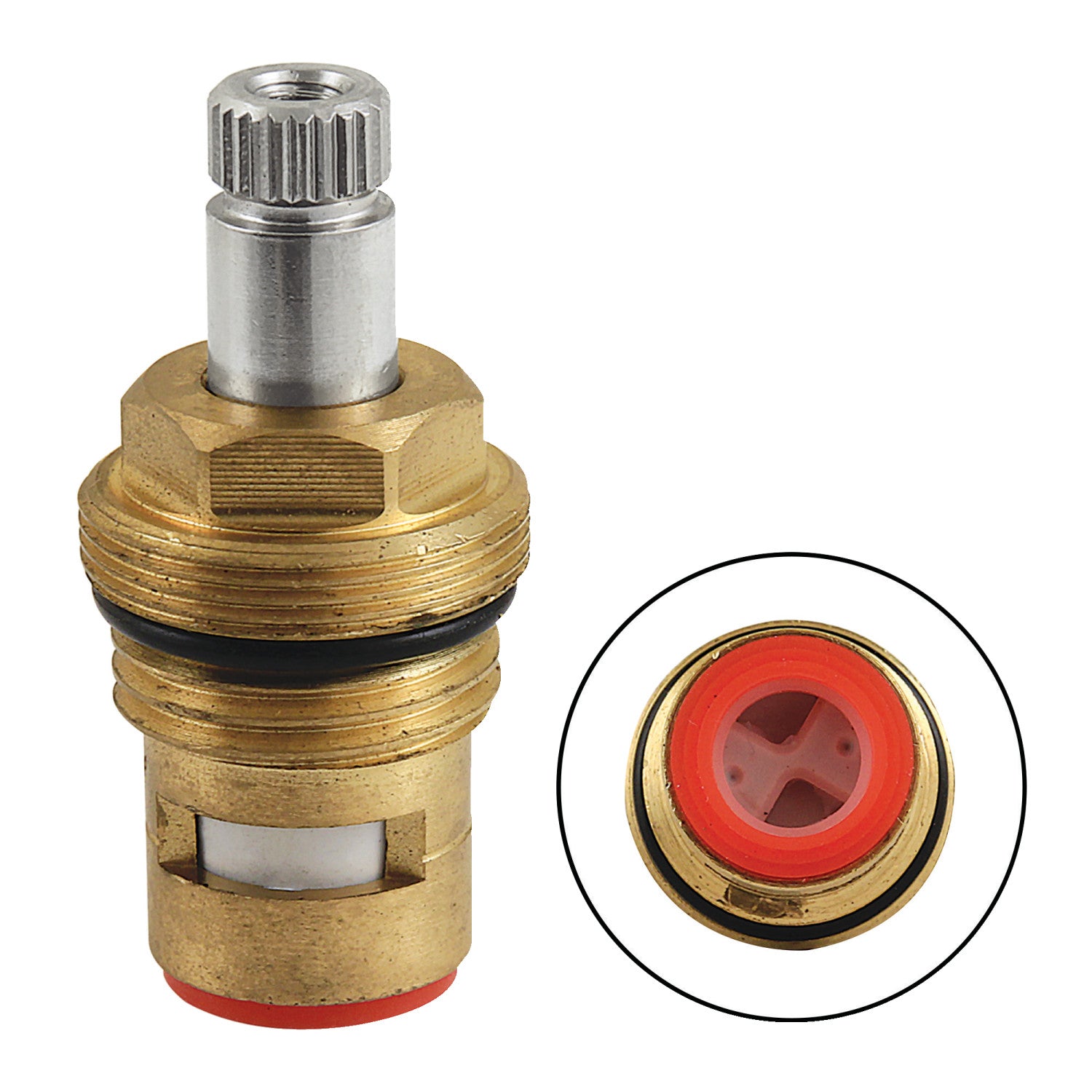 Kingston Brass KSRP3196C Ceramic Disc Cartridge (1 Piece), Polished Nickel