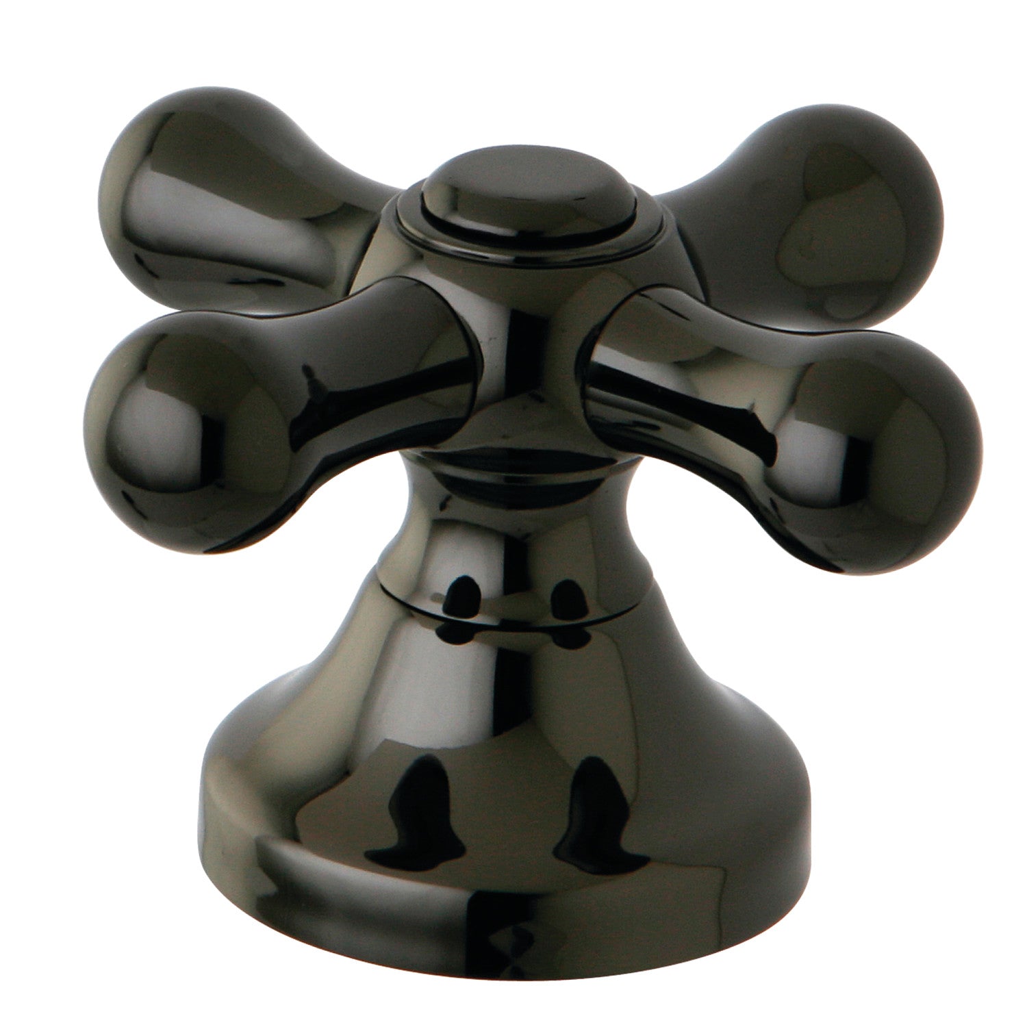 KINGSTON Brass NBH3630AX Metal Cross Handle, Black Stainless Steel